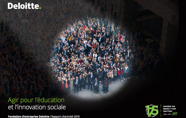 Fondation Deloitte - Rapport d'activité 2019 | Fondation d'entreprise ...