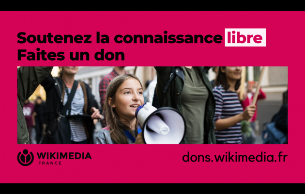 Wikimédia France lance sa campagne de collecte de fonds | Wikimédia France