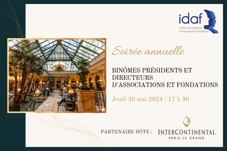 Soirée annuelle : Binômes Présidents et Directeurs d’associations et ...