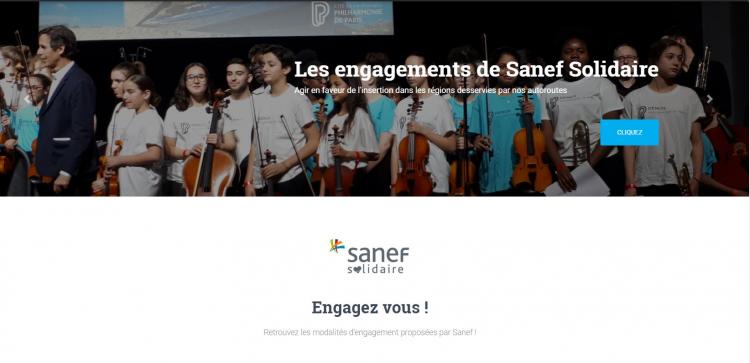 Sanef Solidaire lance sa nouvelle plateforme digitale développée avec ... Sanef Solidaire lance sa nouvelle plateforme digitale développée avec ...