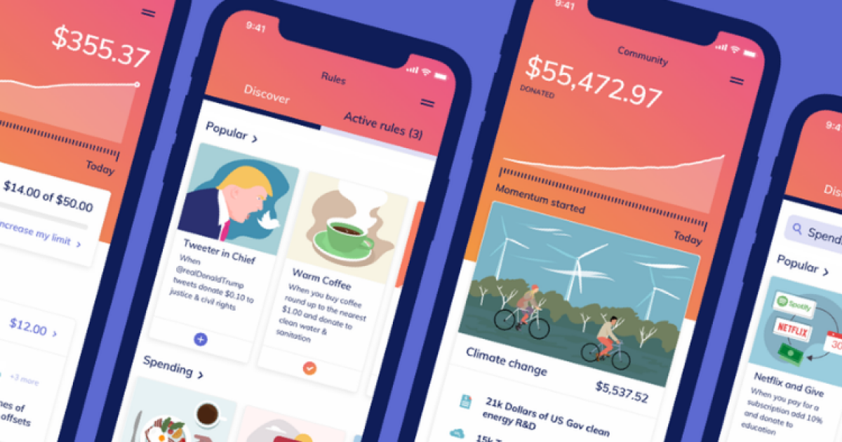 J’ai testé pour vous Momentum, l’application qui donne envie de donner ...