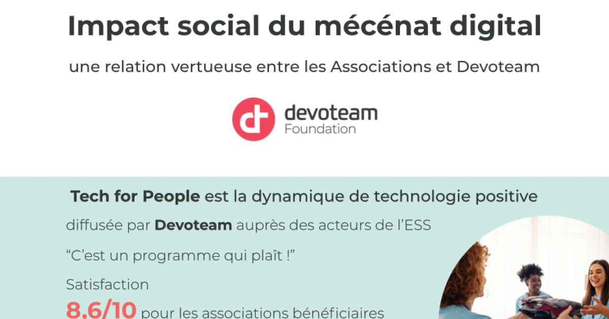 Evaluation d’impact 2021 de la Fondation Devoteam | Devoteam