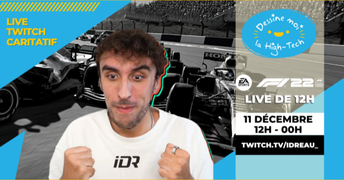 Idreau & Dessine-moi la High-Tech : le live caritatif de 12h | Dessine ...