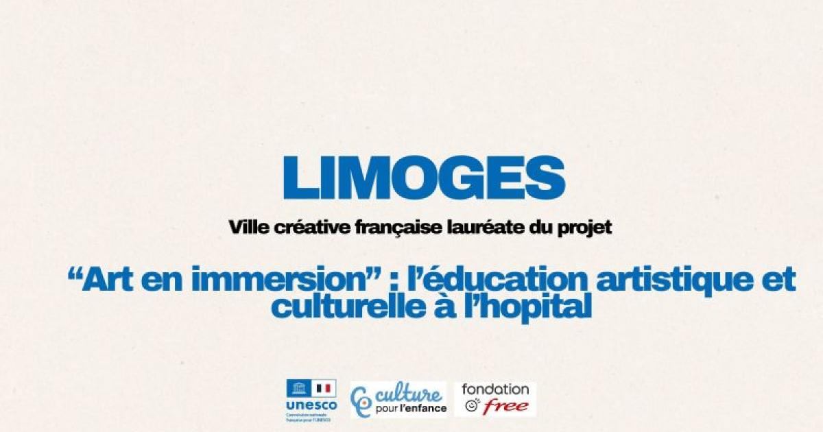 Limoges lauréate du projet Art en immersion – Fondation Free