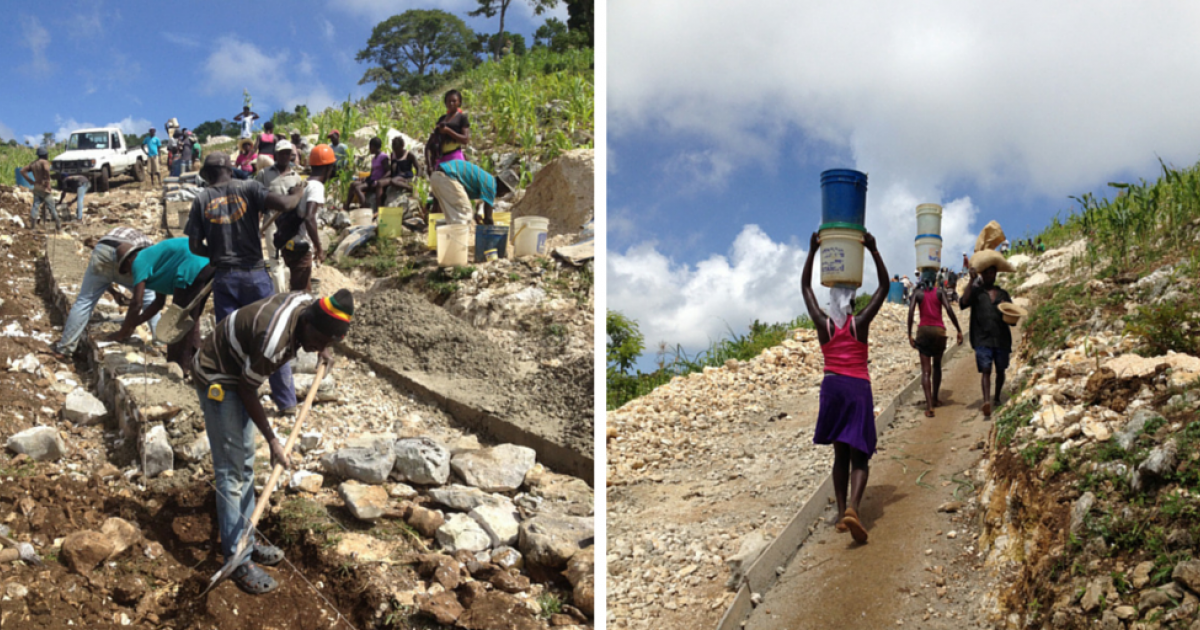 [HAÏTI] Les travaux de désenclavement avancent à K-Roche | SOS Enfants ...