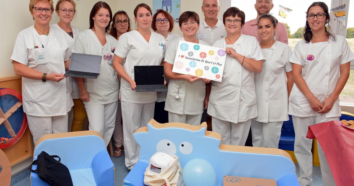 Des équipements pour l'Hôpital de Nevers | Association Du Sport et Plus