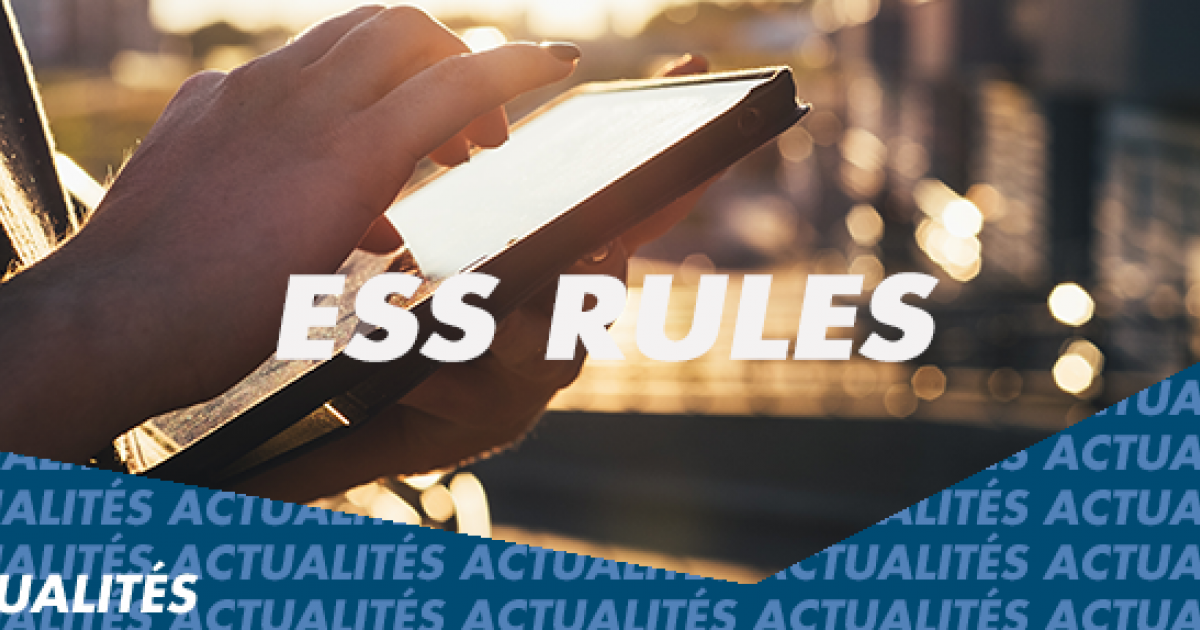 ESS Rules : apportez vos contributions aux ministres élus sur notre ...